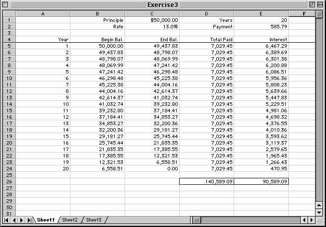 Microsoft Excel Tutorial #1